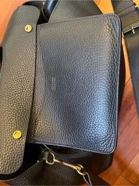Cuyana | Bags | Cuyana Black Pebbled Leather System Tote | Poshmark